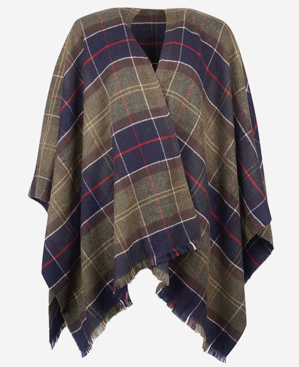 Barbour Staffin Tartan Serape Scarf | Scarves | Anna Davies