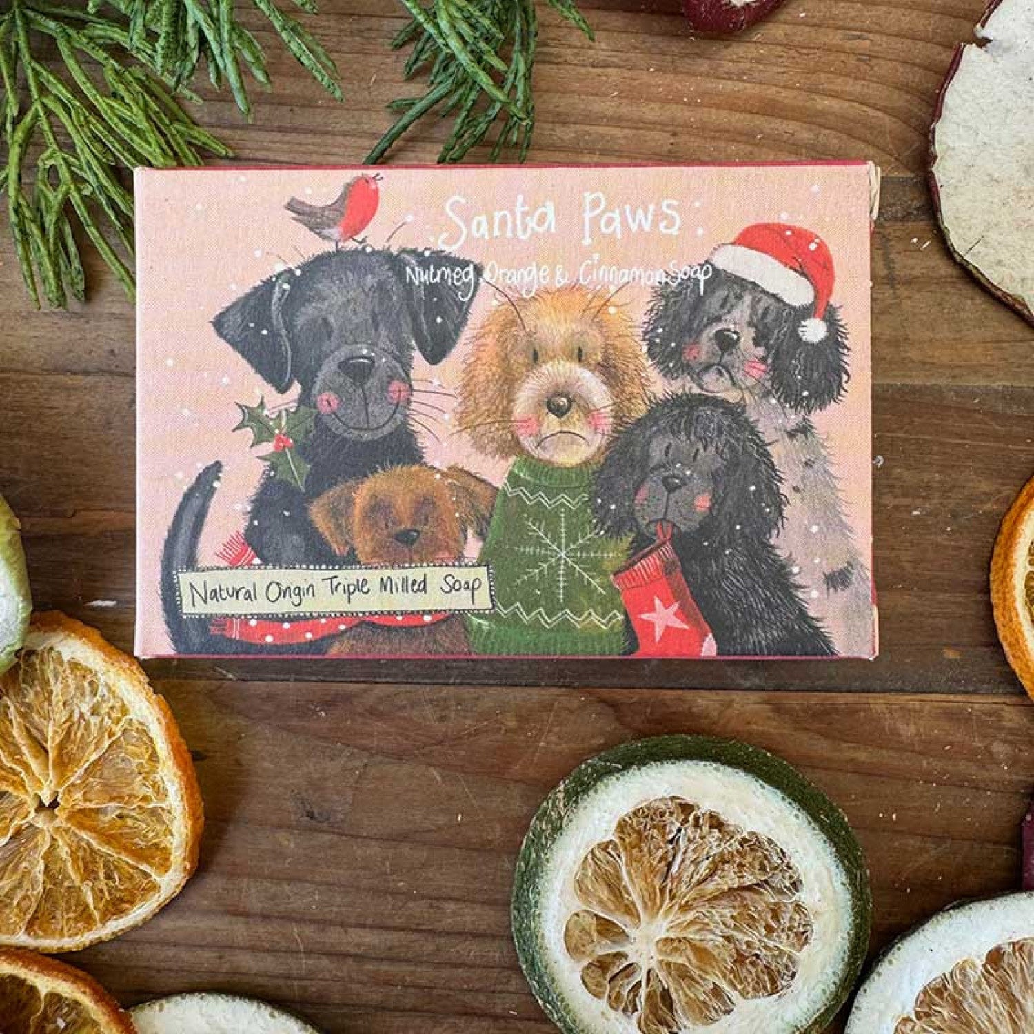 Alex Clark Santa Paws Soap - Nutmeg, Orange and Cinnamon | Anna Davies